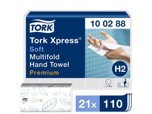 TØRKEARK TORK 2-LAGS H2 PREMIUM MULTIFOLD (21x110) - Skjeldestad ...
