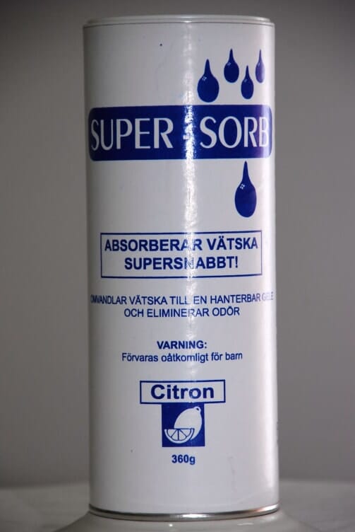 SUPER SORB ABSORBERENDE. PULVER SITRON 360G - Skjeldestad Kontorspar ...
