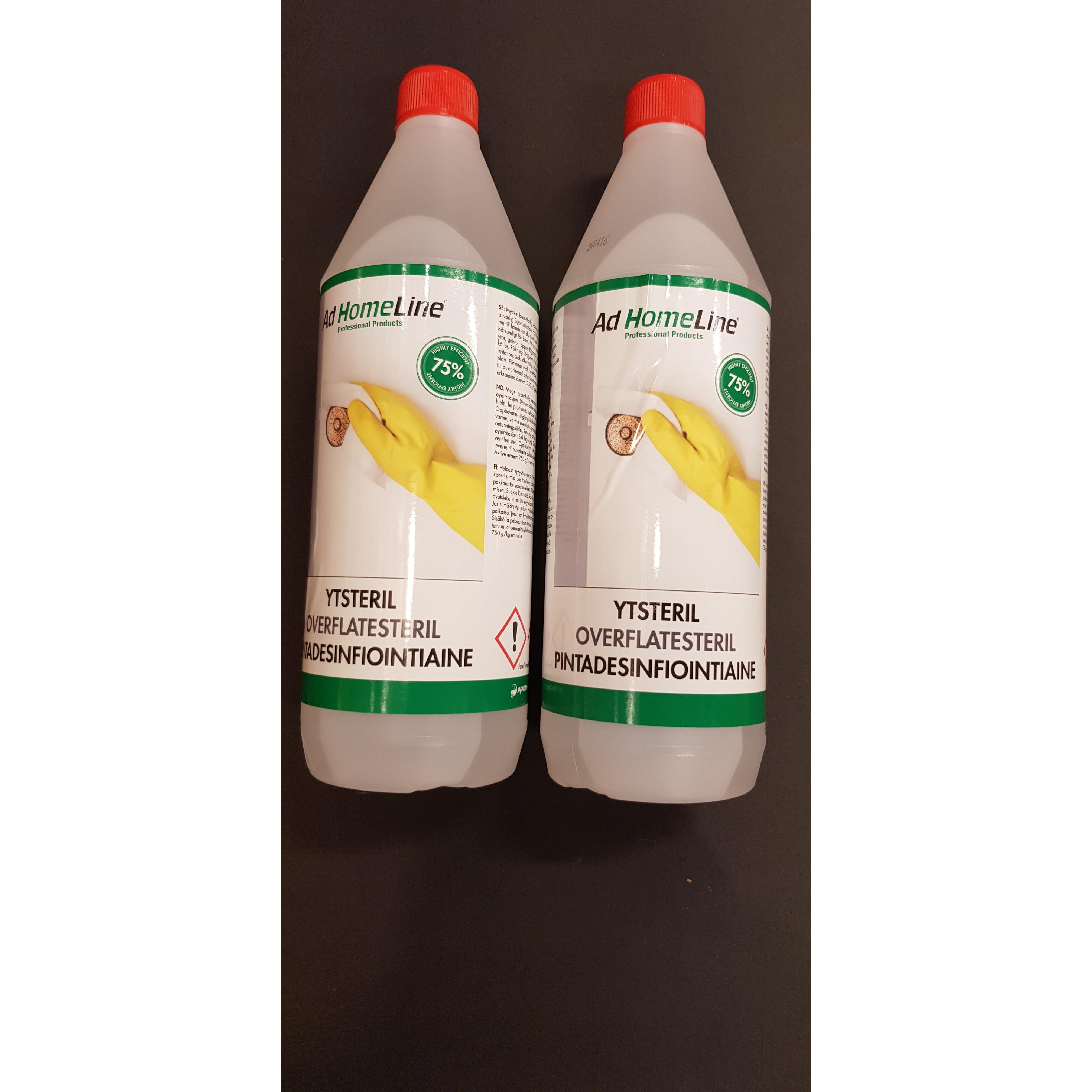 DESINFEKSJON OVERFLATE 1 LITER - Skjeldestad Kontorspar Sogndal ...