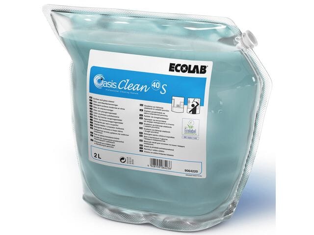 GLASSPUSS ECOLAB OASIS CLEAN 40 S 2L - Skjeldestad Kontorspar Sogndal ...
